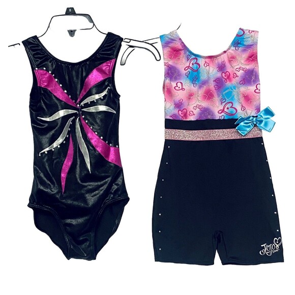 Jojo Siwa & LC | Costumes | Jojo Siwa Girls 8 Gymnastic Leotard Shorts ...